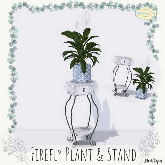 Second Life Marketplace {obd} Firefly Plant And Stand